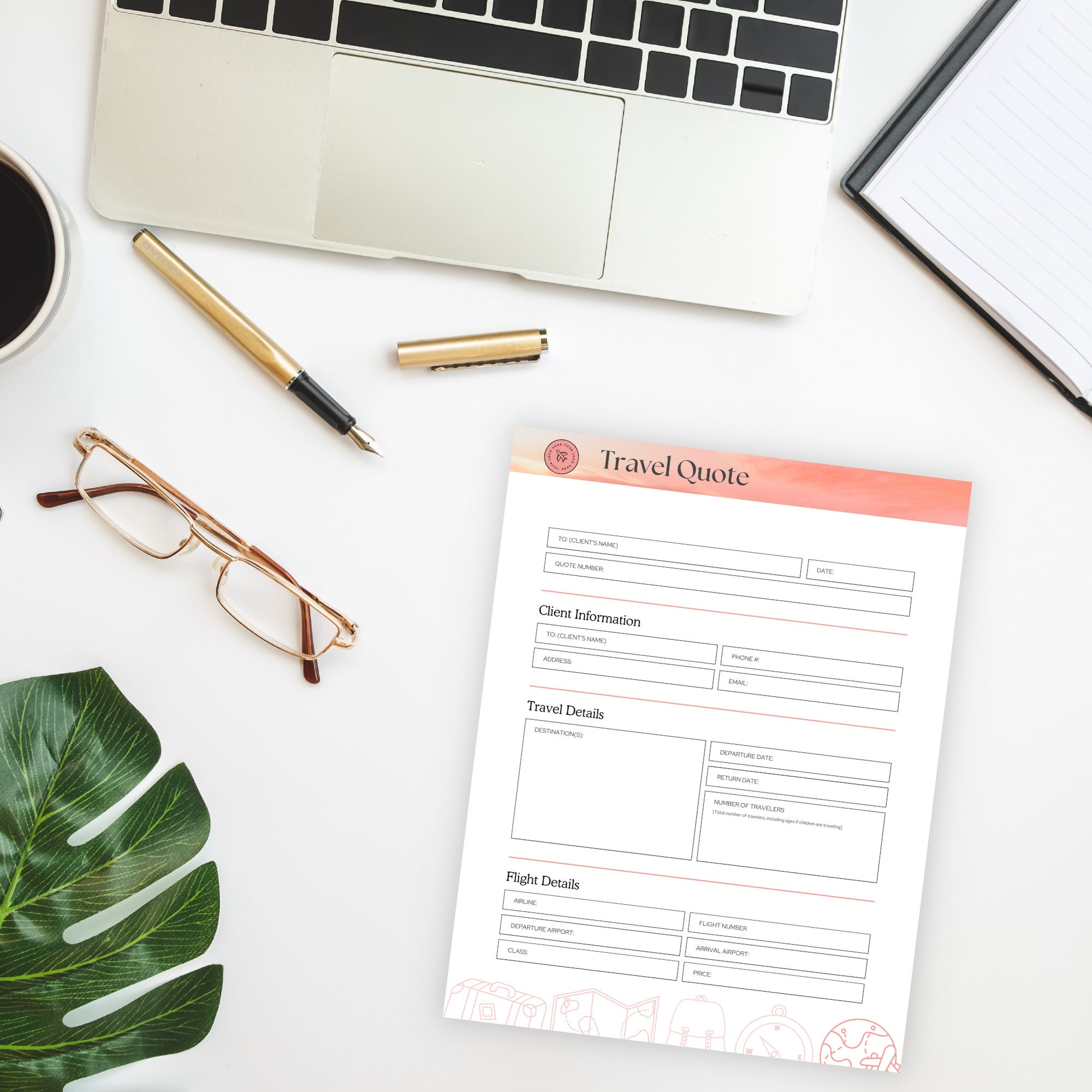 Travel Agent Questionnaire | INSTANT DOWNLOAD | Vacation Inquiry ...