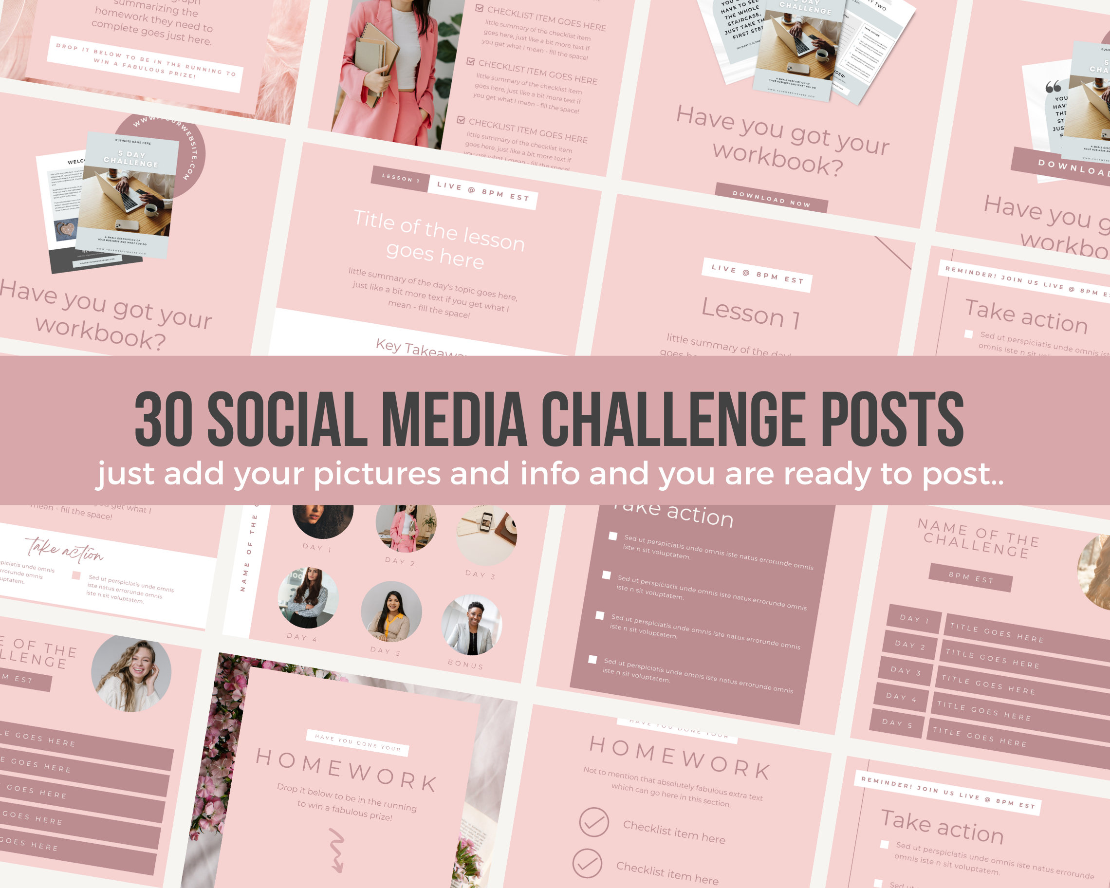 Course Creators - Promote Your Challenge | INSTANT DOWNLOAD| Done for ...