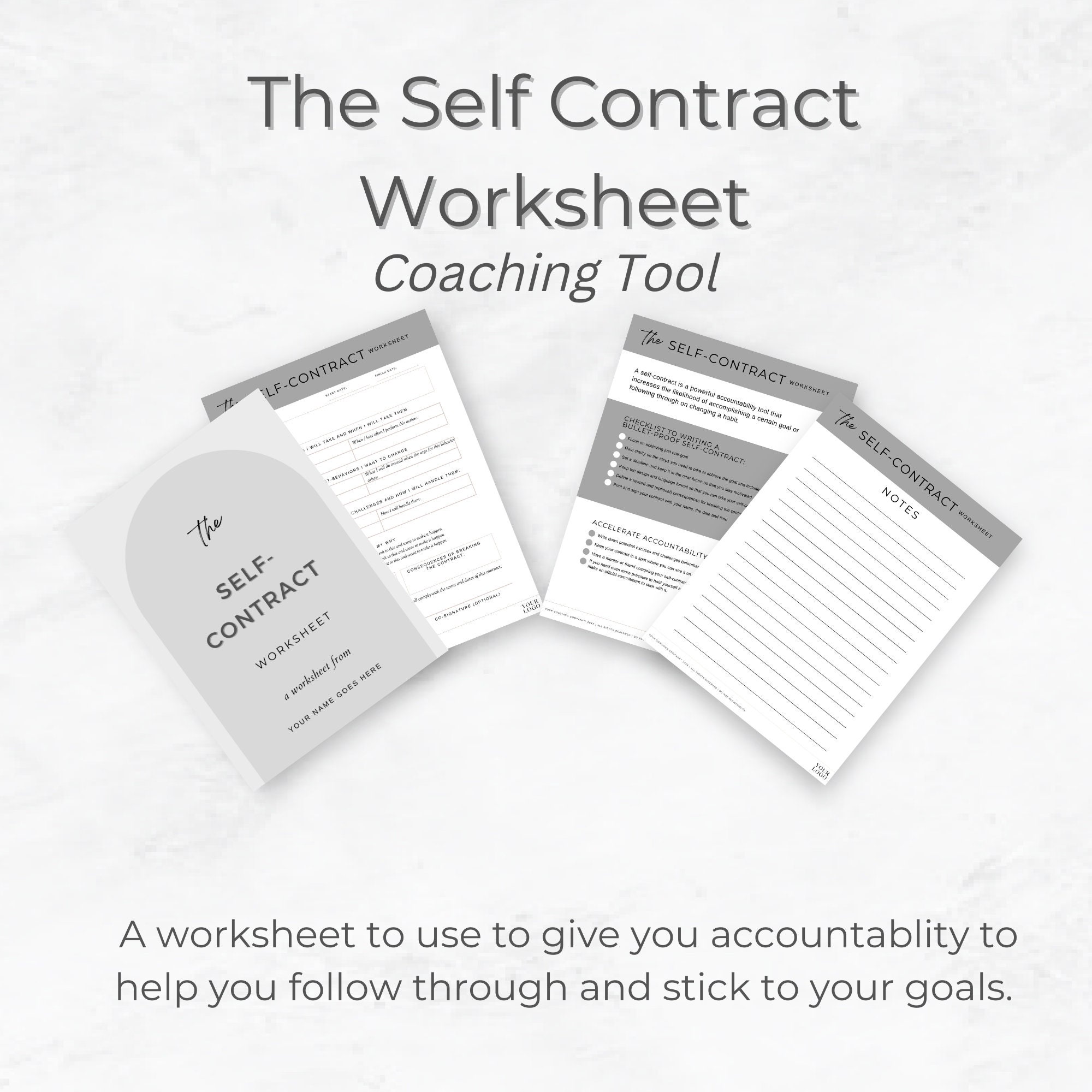 Coaching Worksheet, INSTANT DOWNLOAD, Coaching Tool, Done for You ...