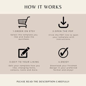 Neutral Aesthetic Media Kit for Influencers and Content Creators | Easy ...