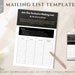 Printable Sign up Form for Events | Template Canva | Email Address List ...