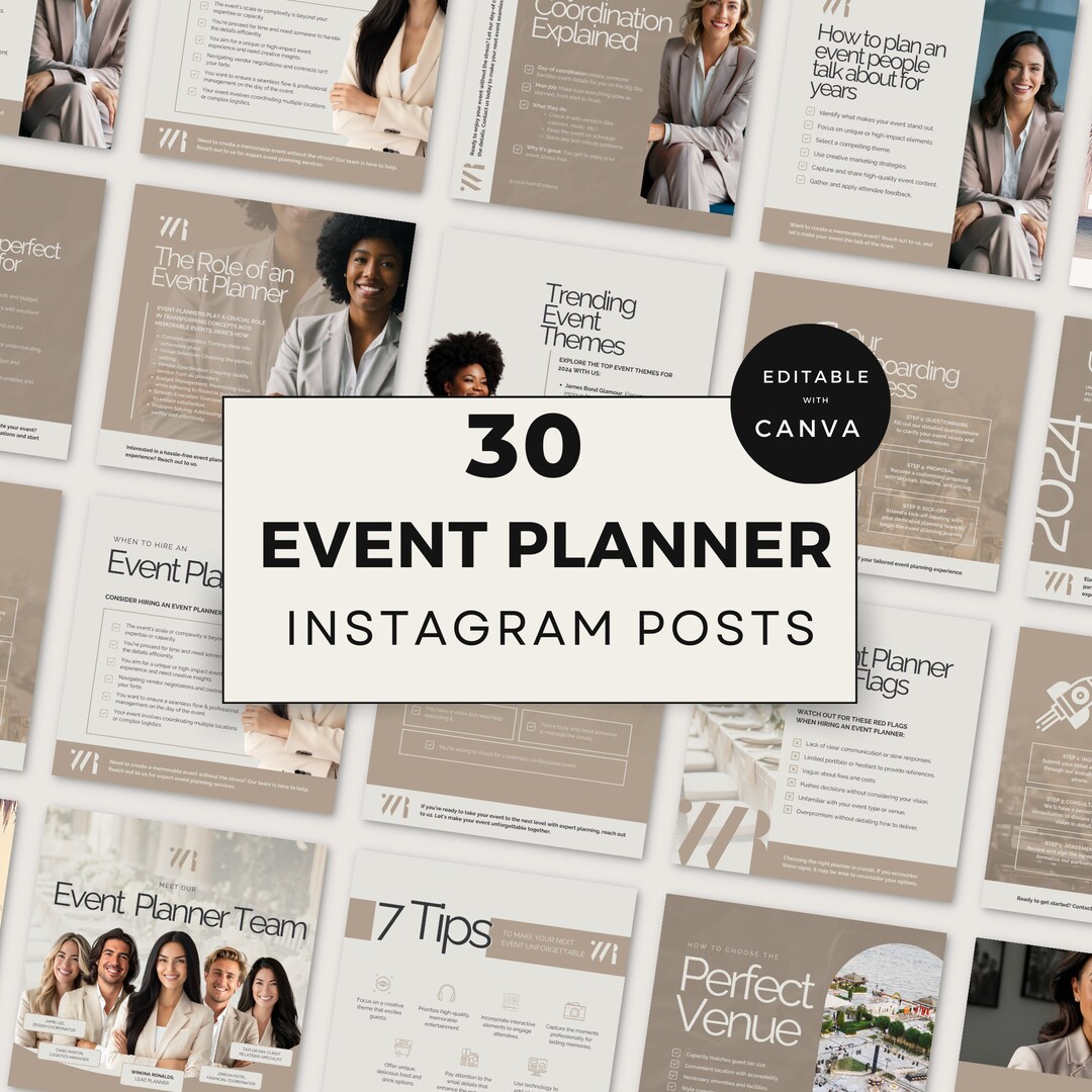 Event Planning Social Media Template | Wedding Venue Social Media ...