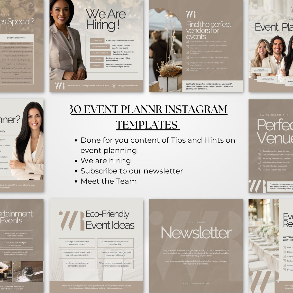 Event Planning Social Media Template | Wedding Venue Social Media ...