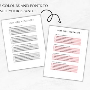 Editable New Hire Template INSTANT DOWNLOAD Onboarding New - Etsy