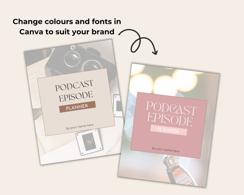 Podcast Episode Template | INSTANT DOWNLOAD | Podcast Planner Digital ...