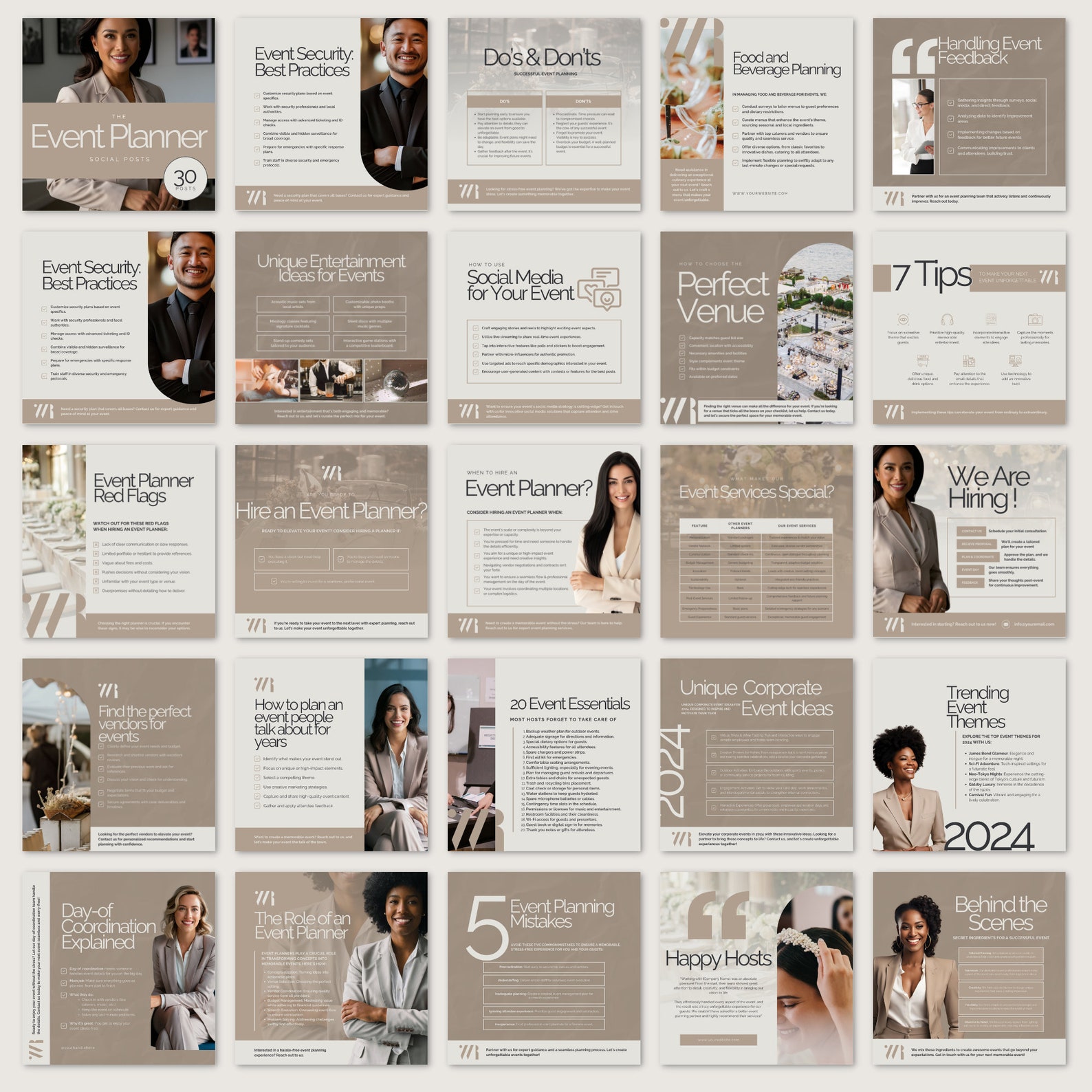 Event Planning Social Media Template | Wedding Venue Social Media ...