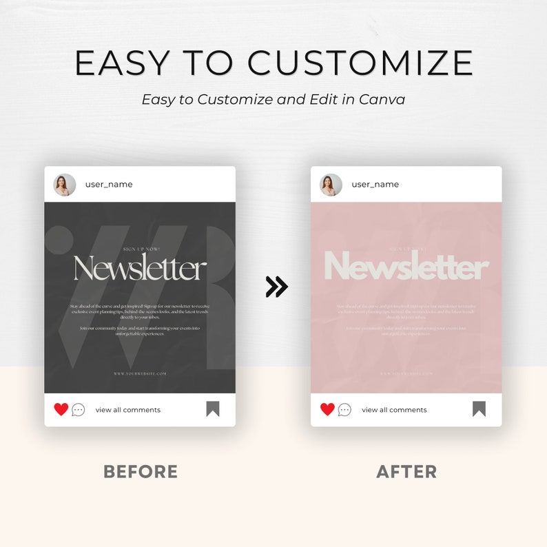 Event Planner Instagram Posts | Wedding Planner Social Media Templates ...