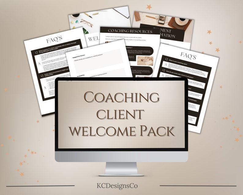 Coaching Welcome Pack | INSTANT DOWNLOAD | Intake Forms for Coaches ...