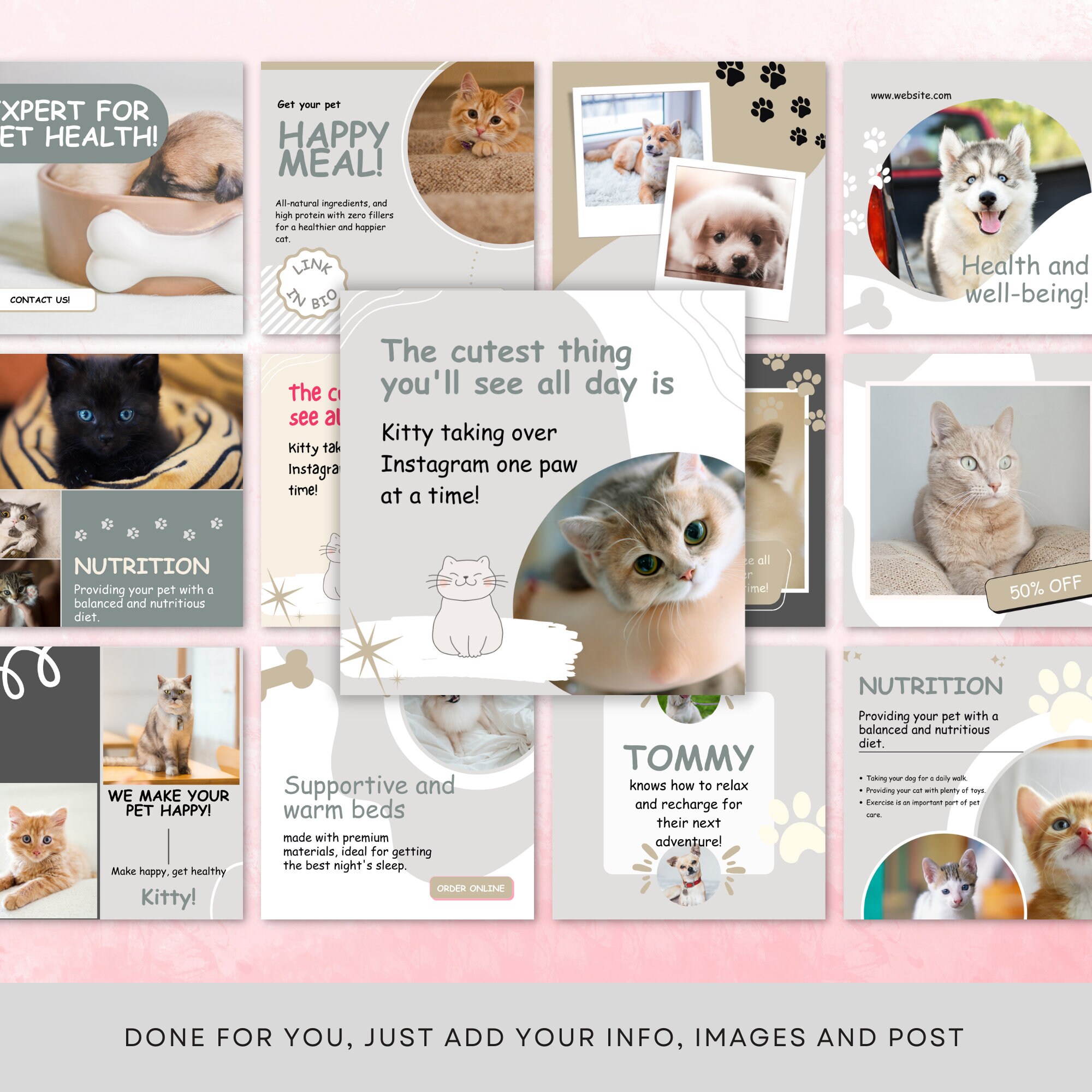 Pet Instagram Templates | Dog Instagram Templates | Dog Instagram Icons ...