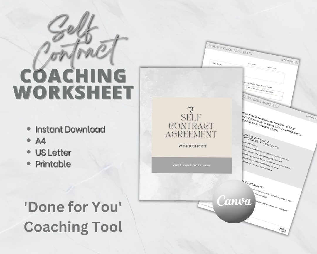 Coaching Worksheet, INSTANT DOWNLOAD, Coaching Tool, Done for You ...