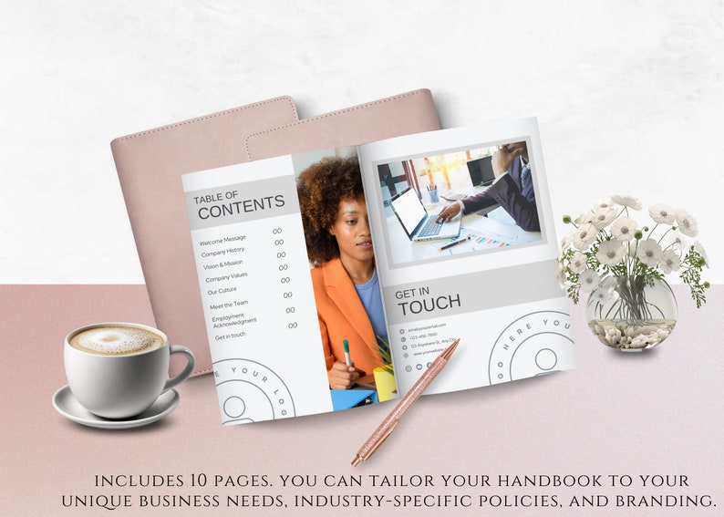 Small Business Employee Handbook Template INSTANT DOWNLOAD Human ...