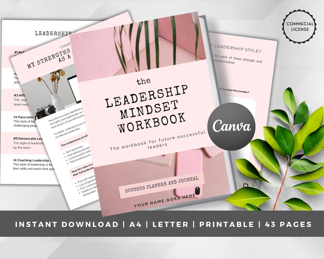 Success Planner, INSTANT DOWNLOAD, Leadership Growth, Digital Journal ...