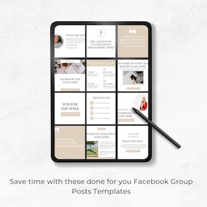 30 Facebook Group Posts INSTANT DOWNLOAD, Engagement Posts, Facebook ...