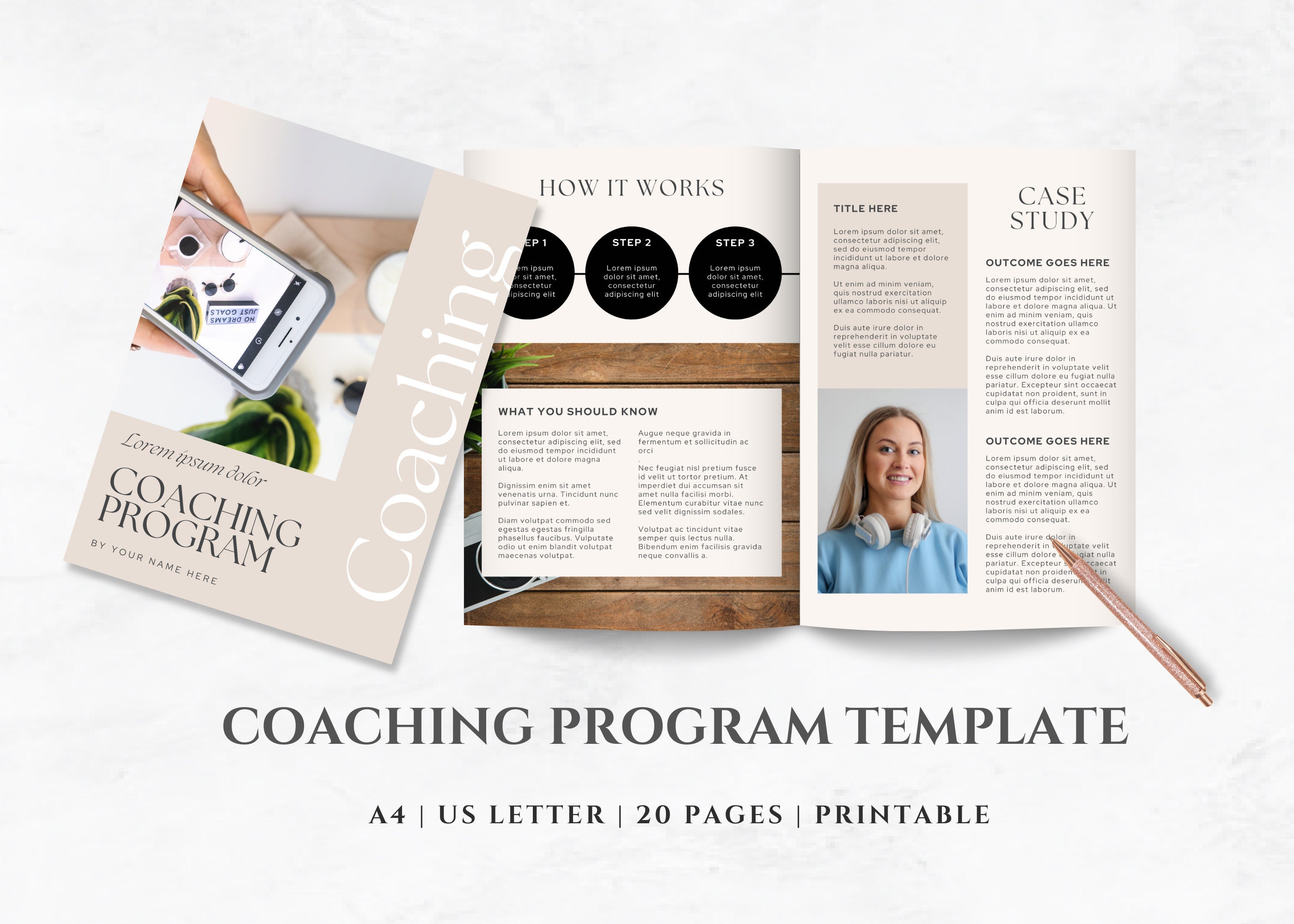 Coaching Program Template INSTANT DOWNLOAD Coaching Tools Done for You ...
