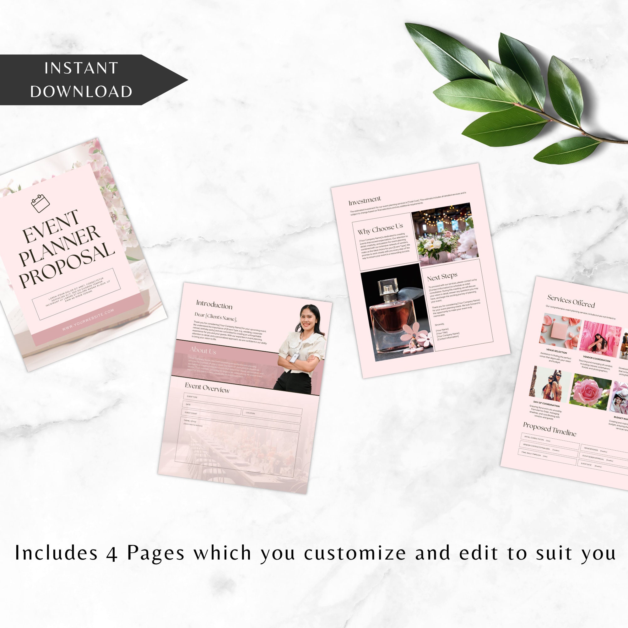 Event Management Proposal | Wedding Planner | Canva Project Guide ...