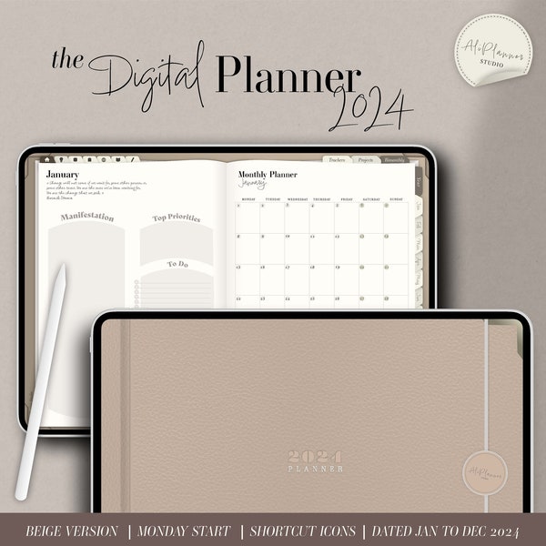 2024 Leather Planner - Etsy