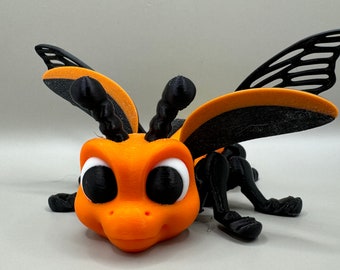 Ray the Lightning Bug! Made to Order. Firefly. Amigurumi Doll. Crochet ...