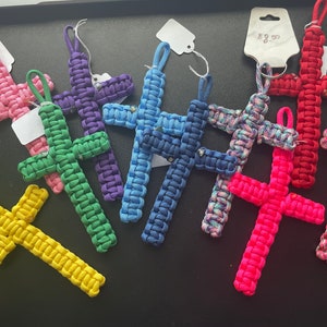 Paracord Cross Ornament / Key Chain - Etsy