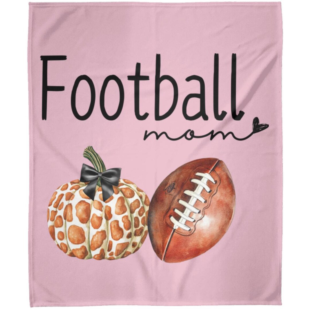 Football Mom, Game Day, Sports Fans, Giraffe Print, Elegant 50x60 ...