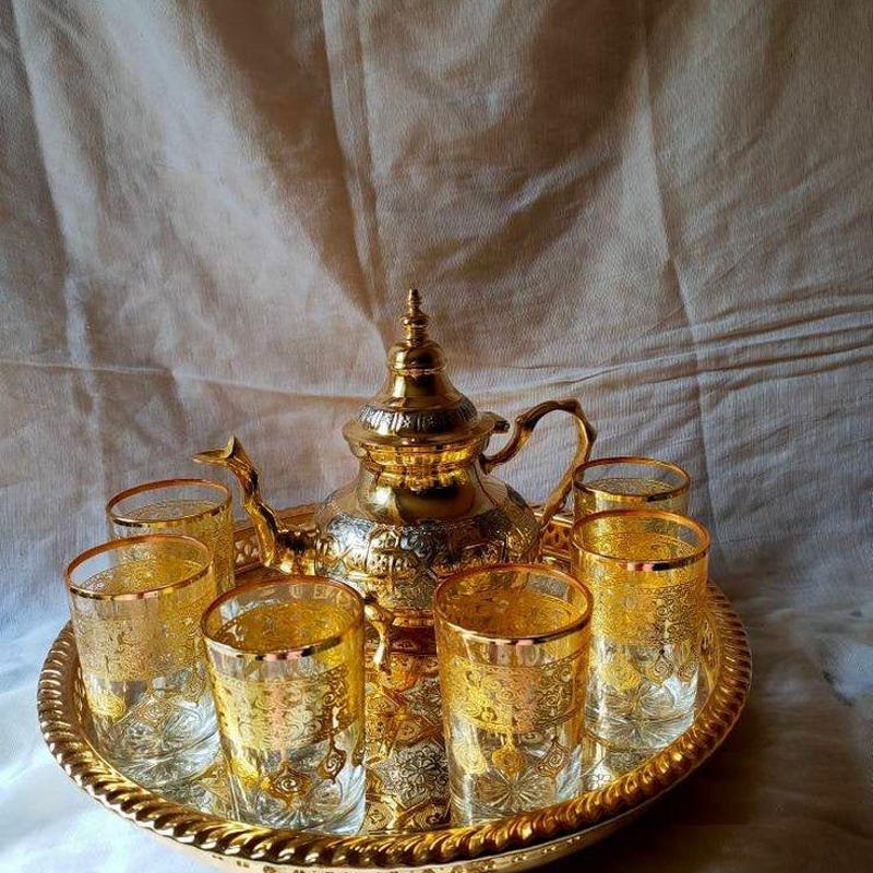 Moroccan Tea Set - Etsy
