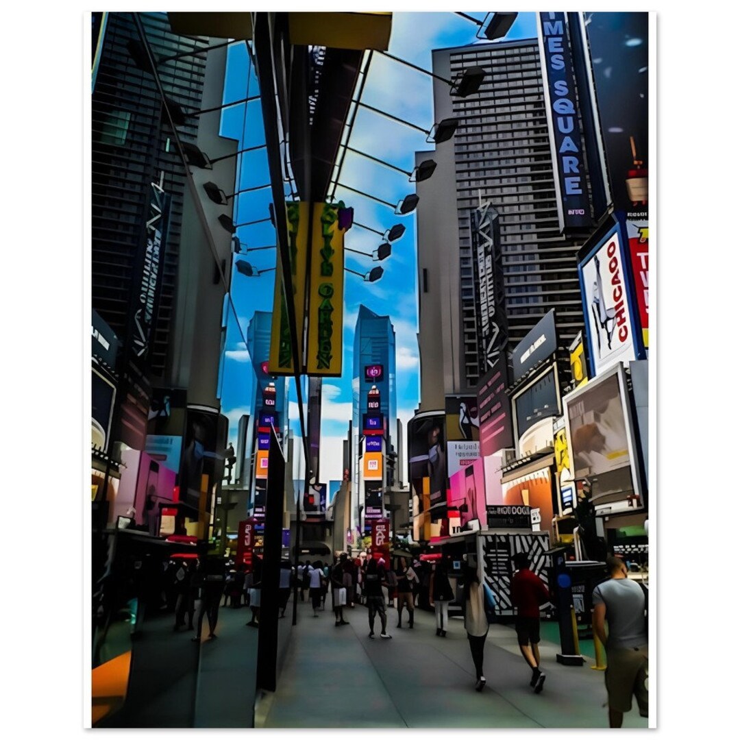 Times Square New York Poster - Etsy