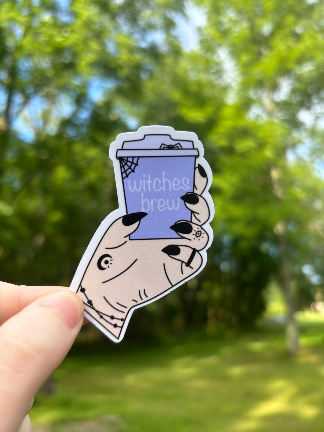 Witches Brew Sticker, Laptop Decal, Water Resistant Sticker, Water ...