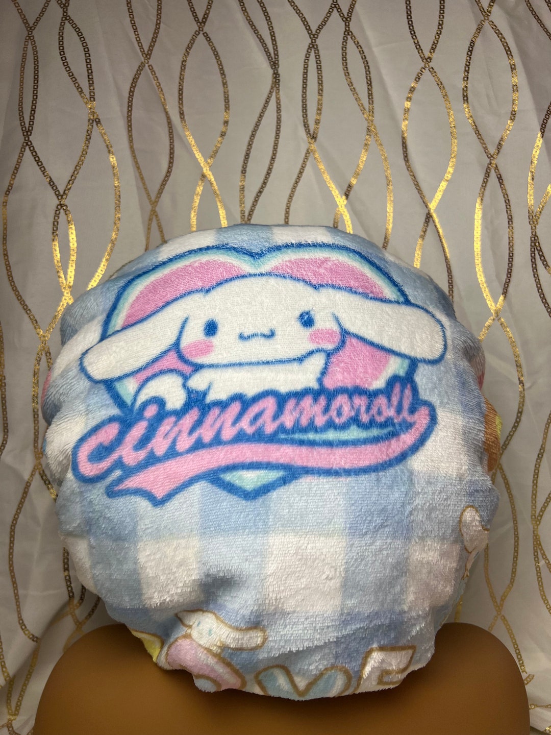 Blue Cinnamon-roll Plush Bonnet - Etsy