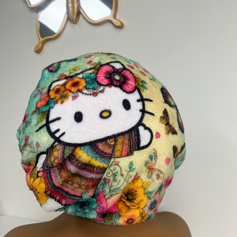 Silk Hello Kotty Bonnet - Etsy
