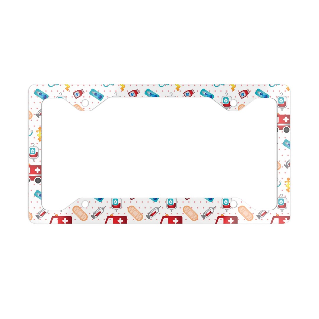 Medical Nurse Care Metal License Plate Frame - Etsy