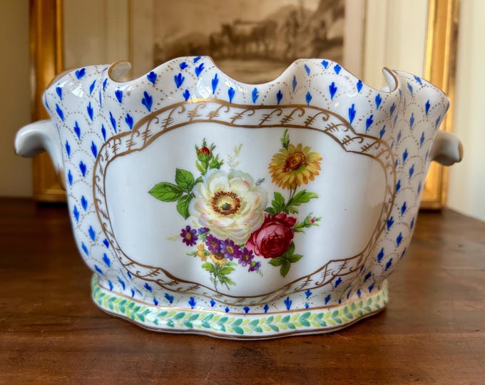 Stunning Vintage Continental Classical Style Hand Painted & Gilded ...