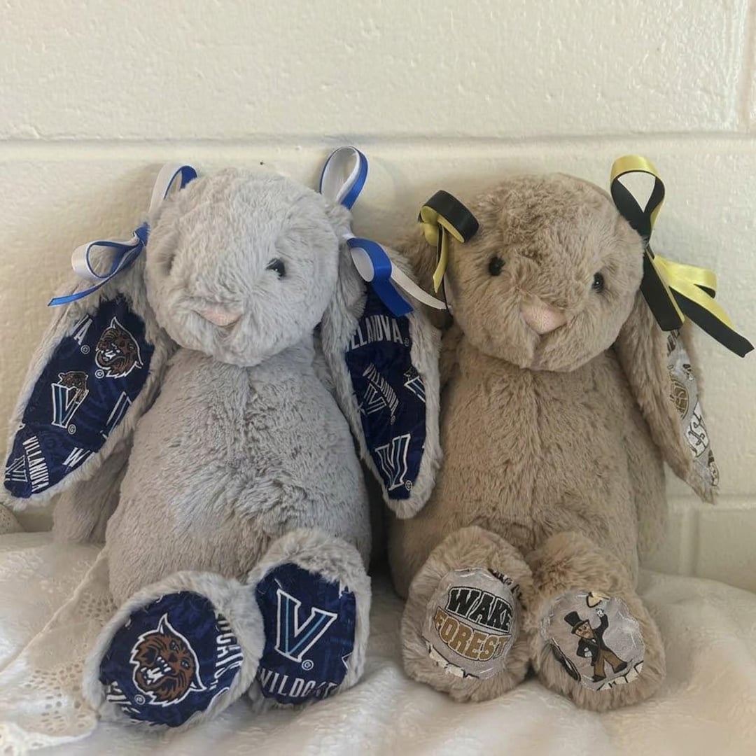 Custom College Bunny - Add On’s Available! - Etsy