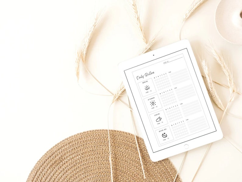 Minimalistic Daily Habit Tracker Printable Everyday Habit - Etsy