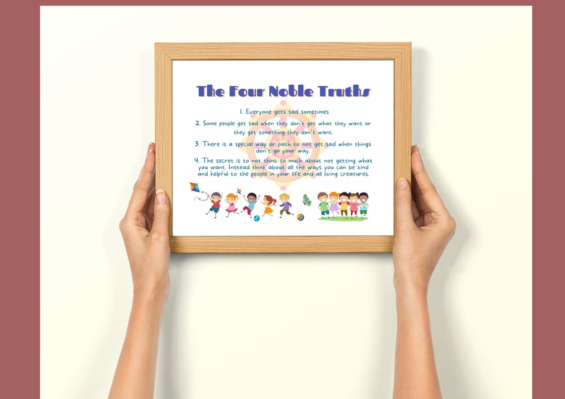 The Four Noble Truths for Kids - Etsy