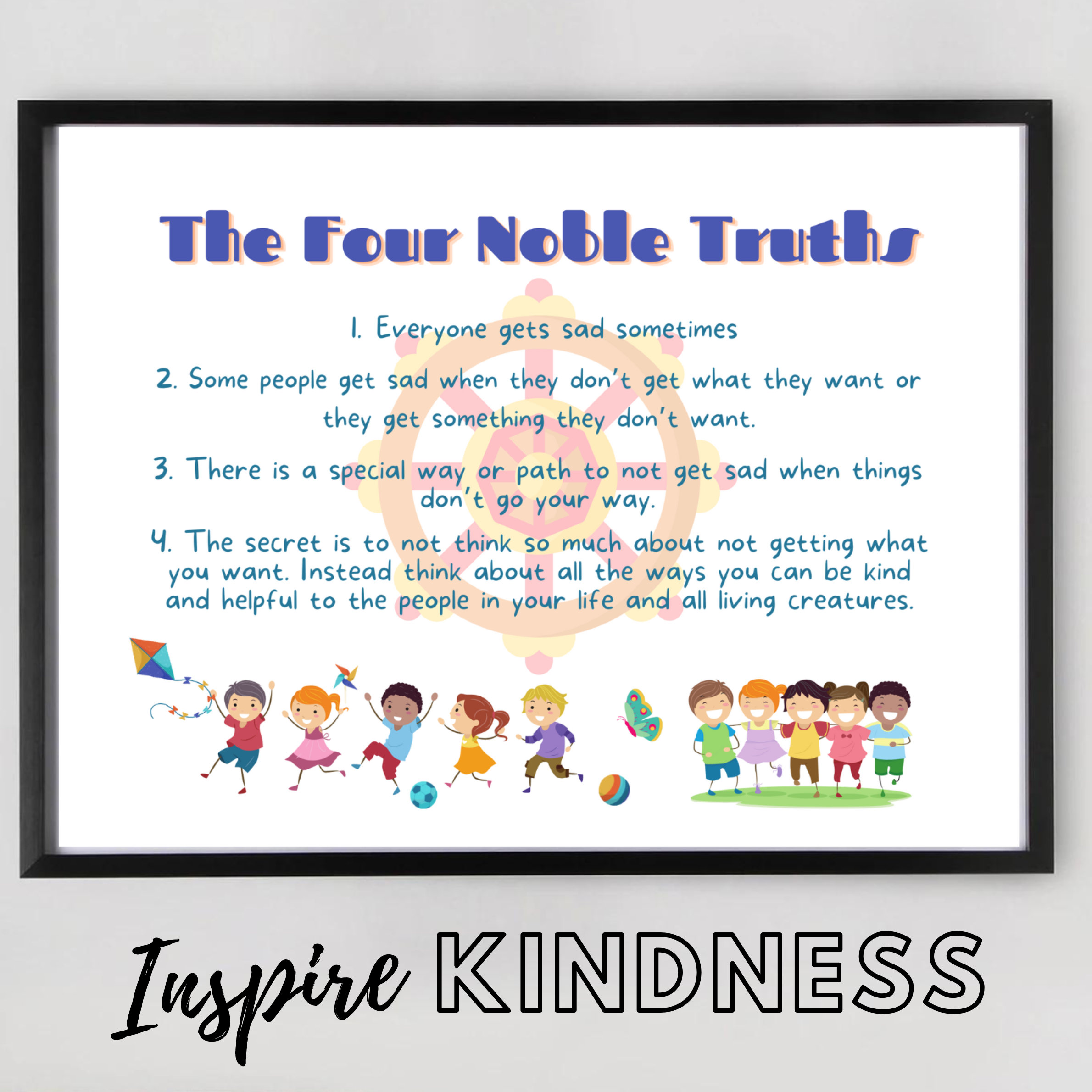 The Four Noble Truths for Kids - Etsy