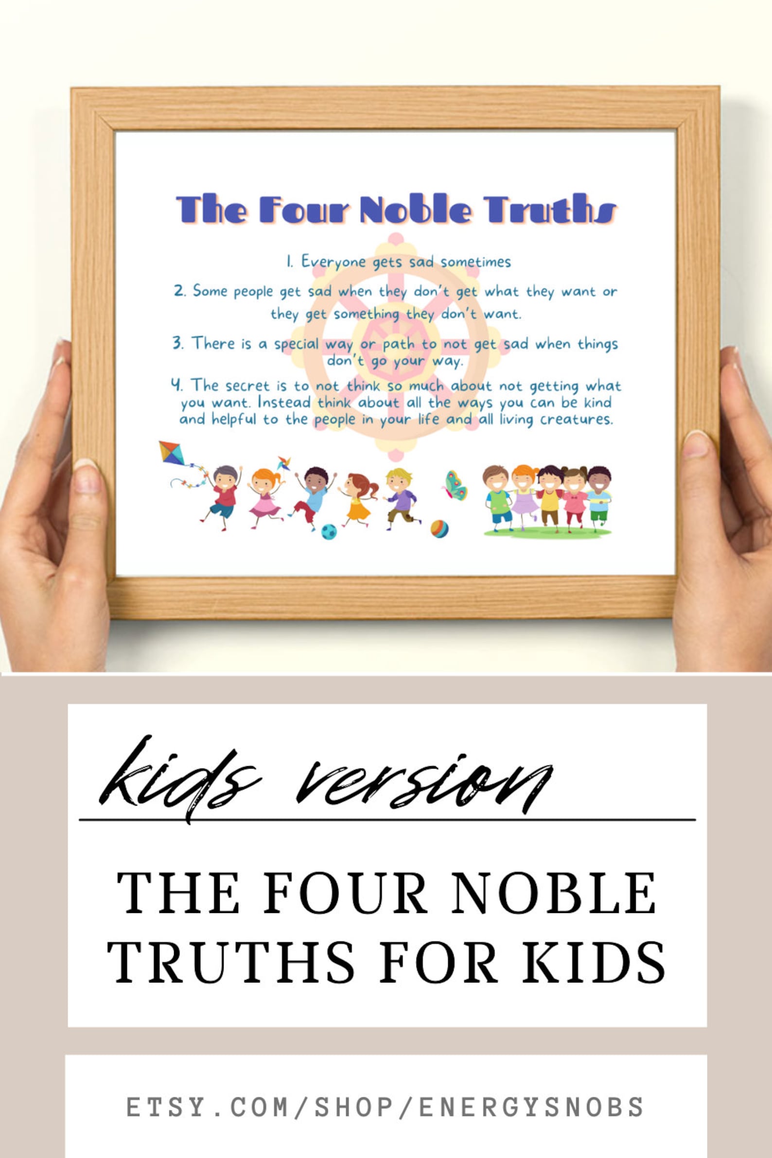 The Four Noble Truths for Kids - Etsy
