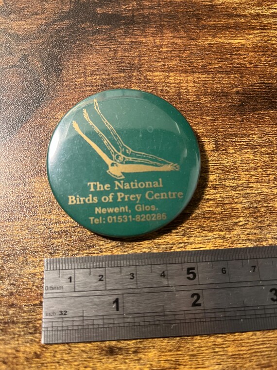 1990s Vintage National Birds of Prey Centre Badge - Gem