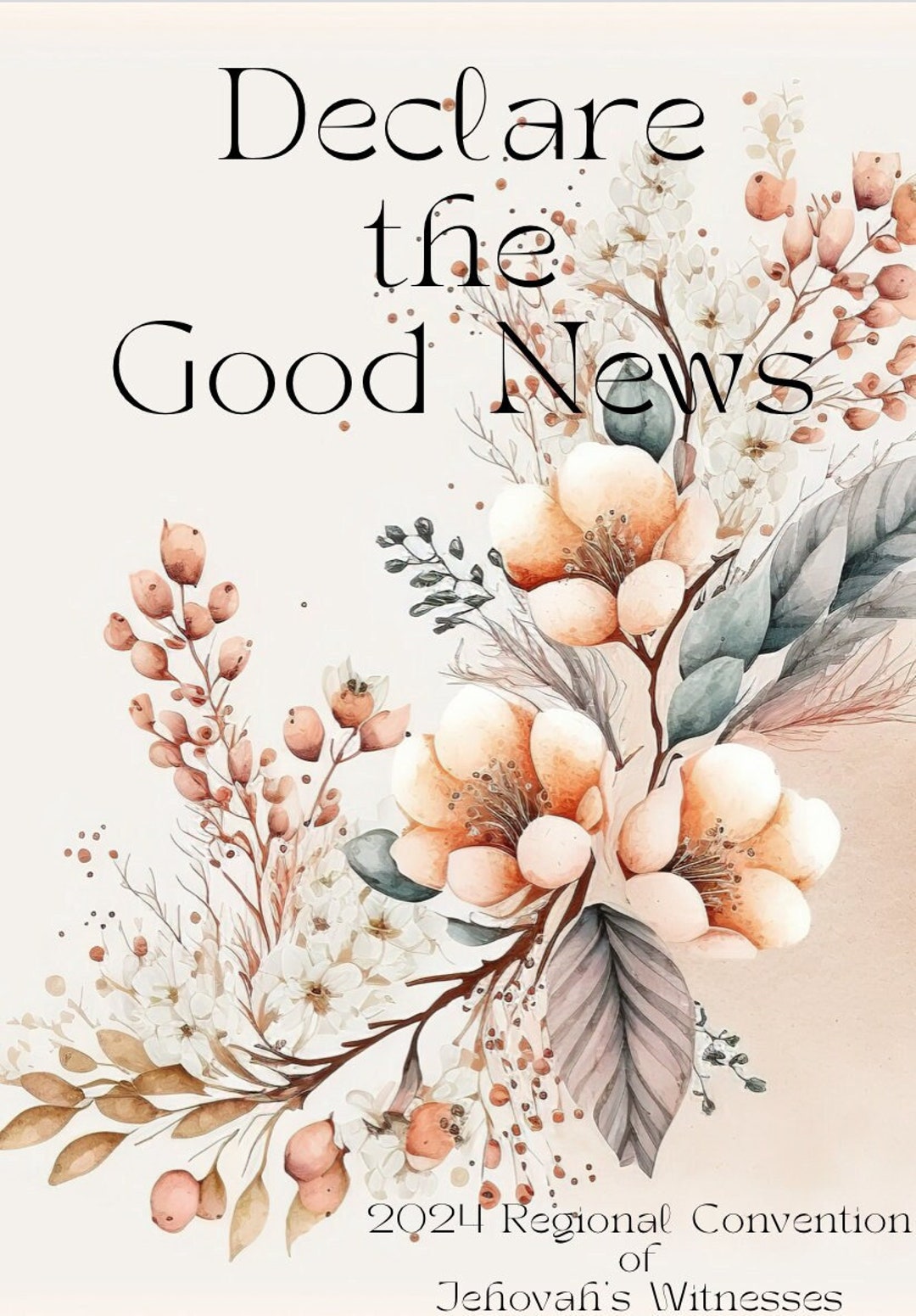 Declare the Good News Convention Digital Notebook 1 - Etsy