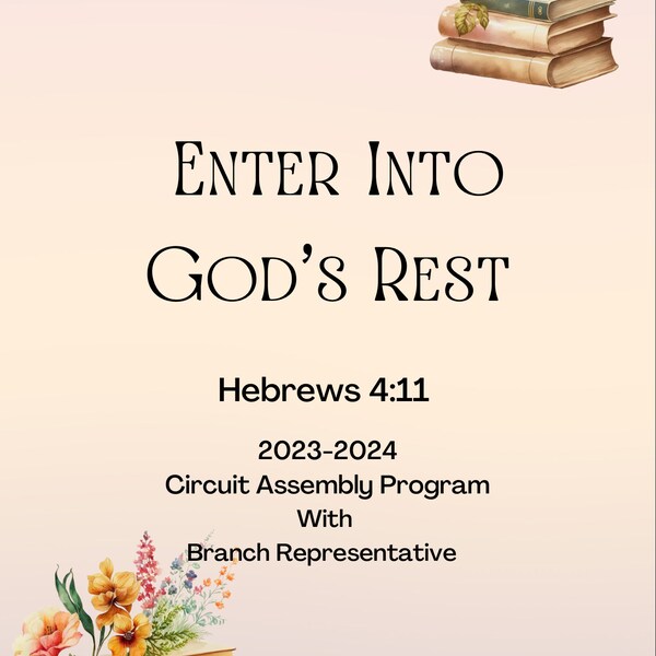 Enter Into Gods Rest Digital Notebook - Etsy