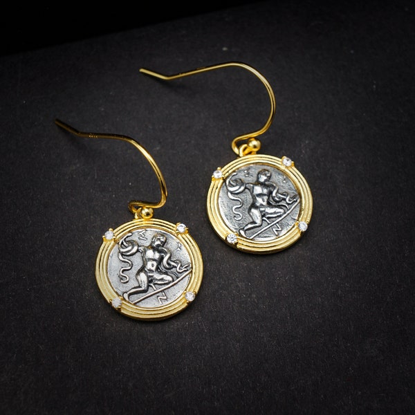 Coin Earrings - Etsy