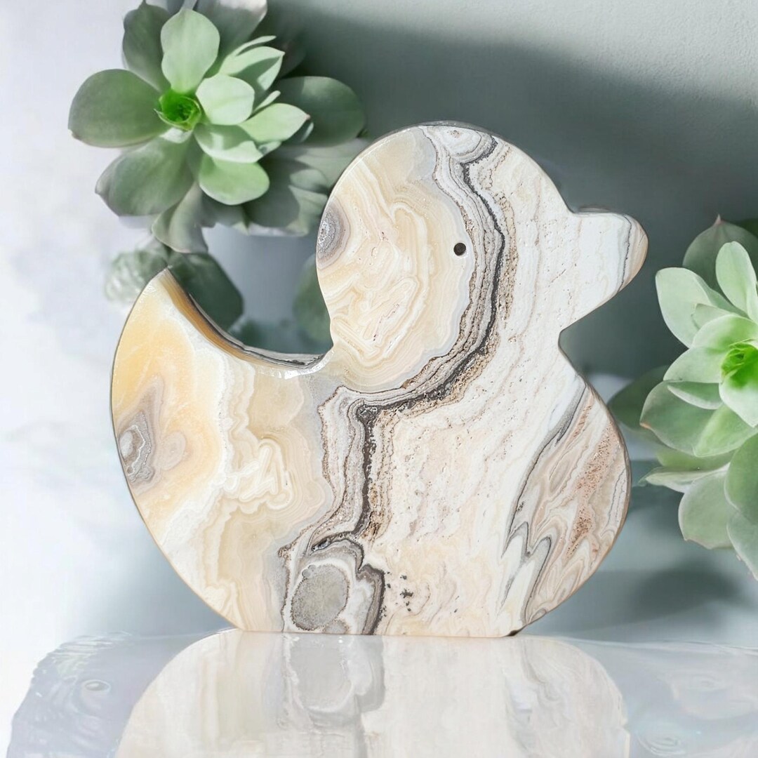 Onyx Duck Crystal Carving - Etsy