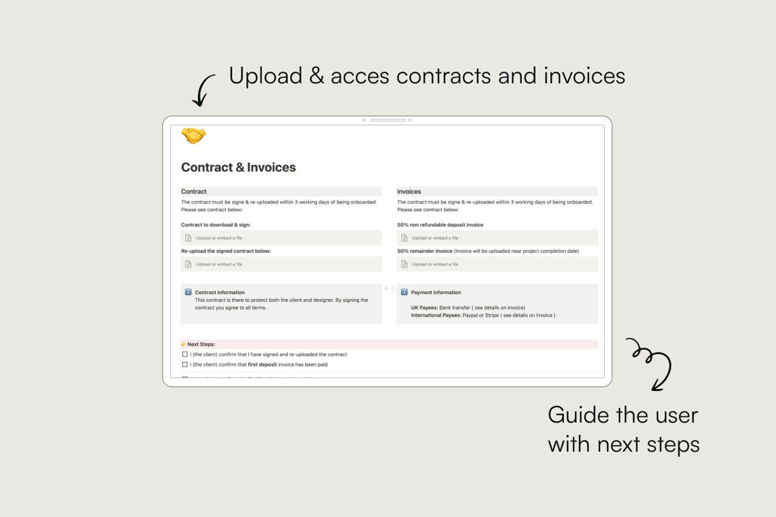 Notion Project Tracker & Client Portal Dashboard for - Etsy