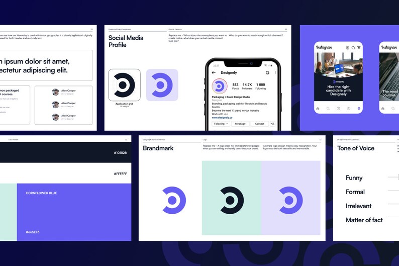 Modern Branding Guidelines Figma - Etsy