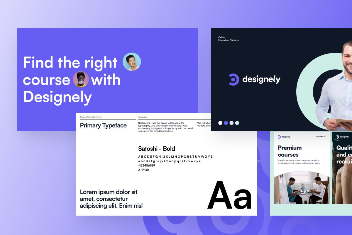 Modern Branding Guidelines Figma - Etsy