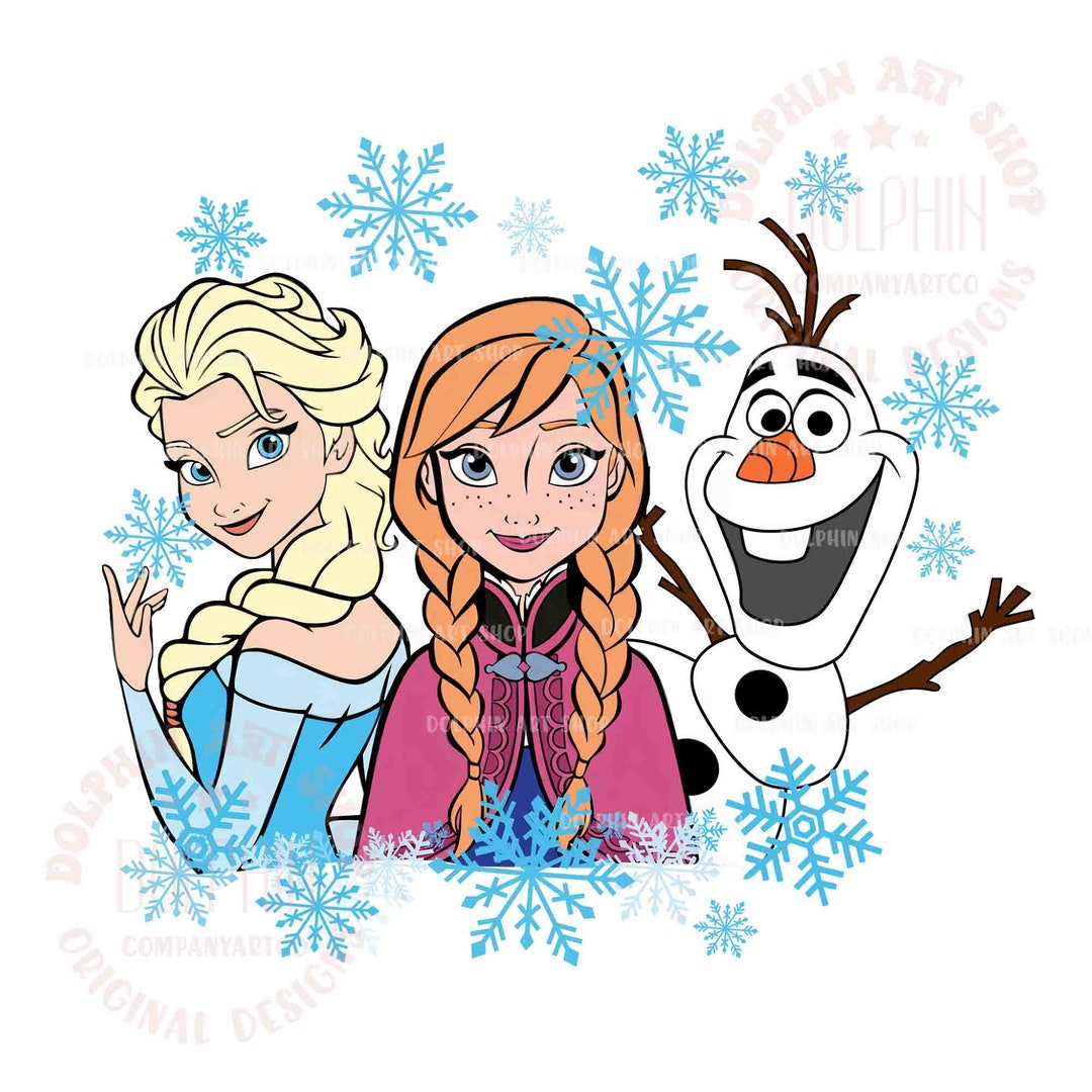 Ice Princess and Friends PNG, Princess Png, Snowman Png, Family Trip ...