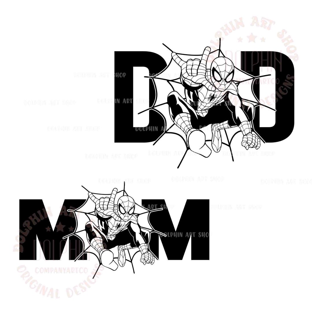 Bundle Dad and Mom SVG, Spider Mom Svg, Spider Dad Svg, Mother's Day ...