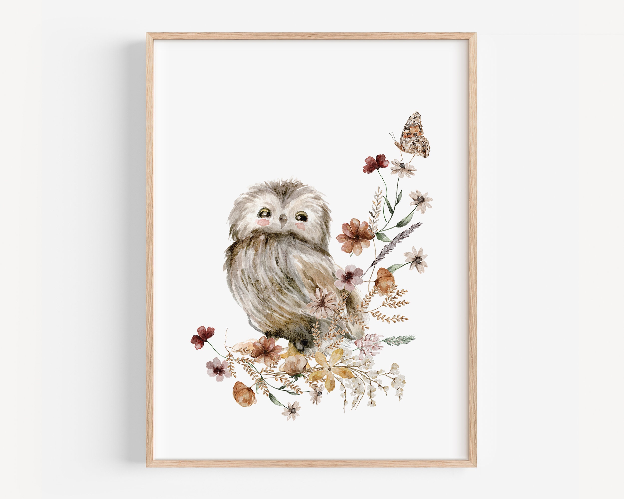 Owl Nursery Prints, Owl Nursery Wall Art, Owl Nursery Decor, Boho ...