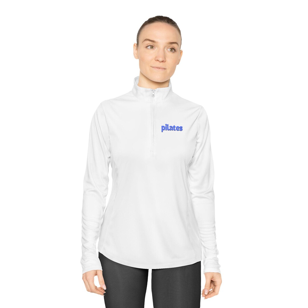 Pilates Ladies Quarter-zip Pullover - Etsy