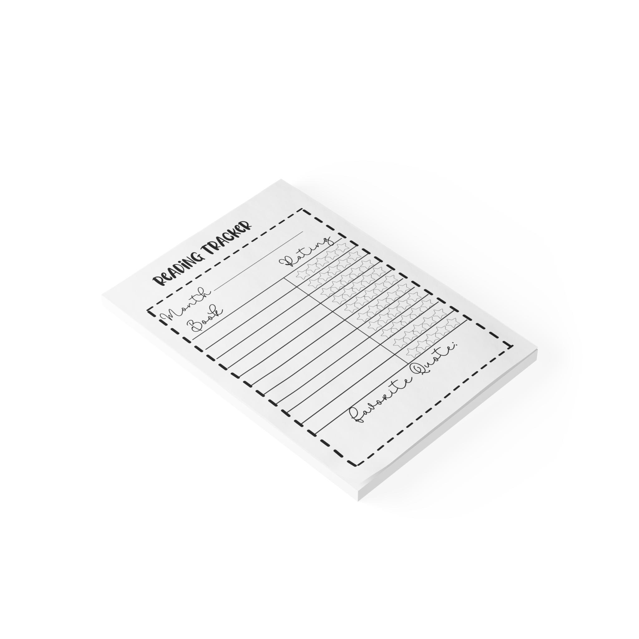 Reading Tracker Post-it® Note Pads Gift Idea for Bookish Friends Sticky ...