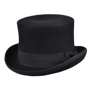 Mens Wool Crushable Top Hat Women's Fedora Felt Soft Ribbon Band Bow ...