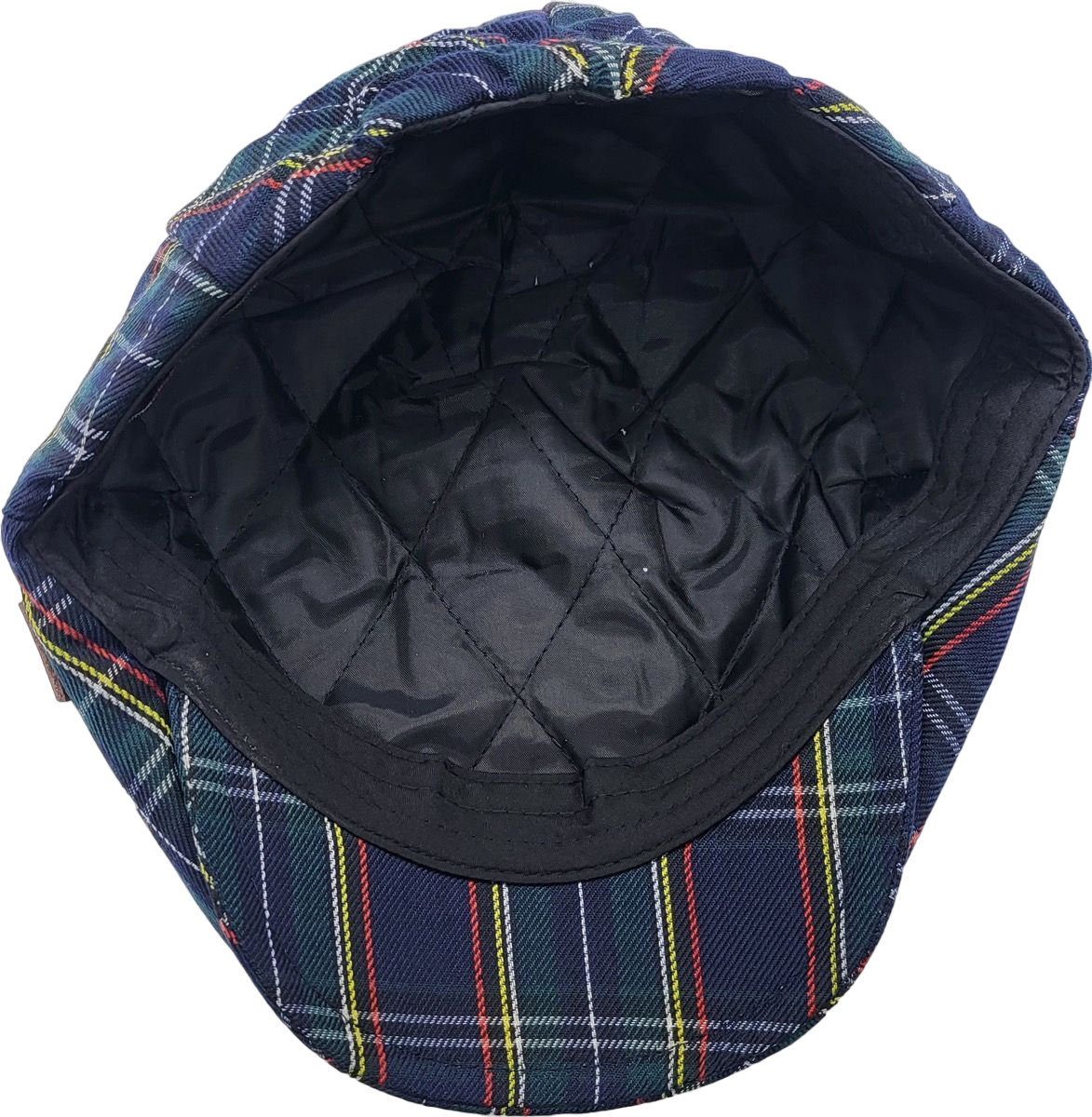 Scottish Tartan Flat Cap Mens Herringbone Harris Tweed Wool Bakerboy ...